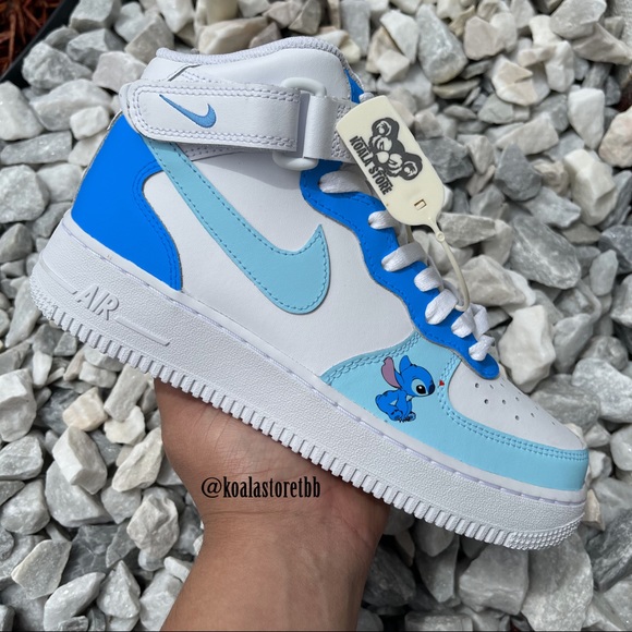 Nike | Shoes | Nike Custom Air Force Mid Stich Nwt | Poshmark